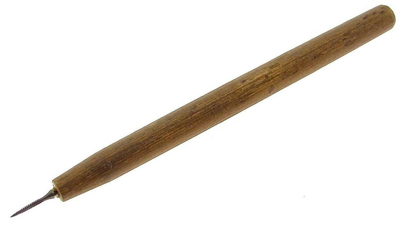 Precious Metal Clay Silver Stylus Drill Sculpting Tool, with Wooden ...