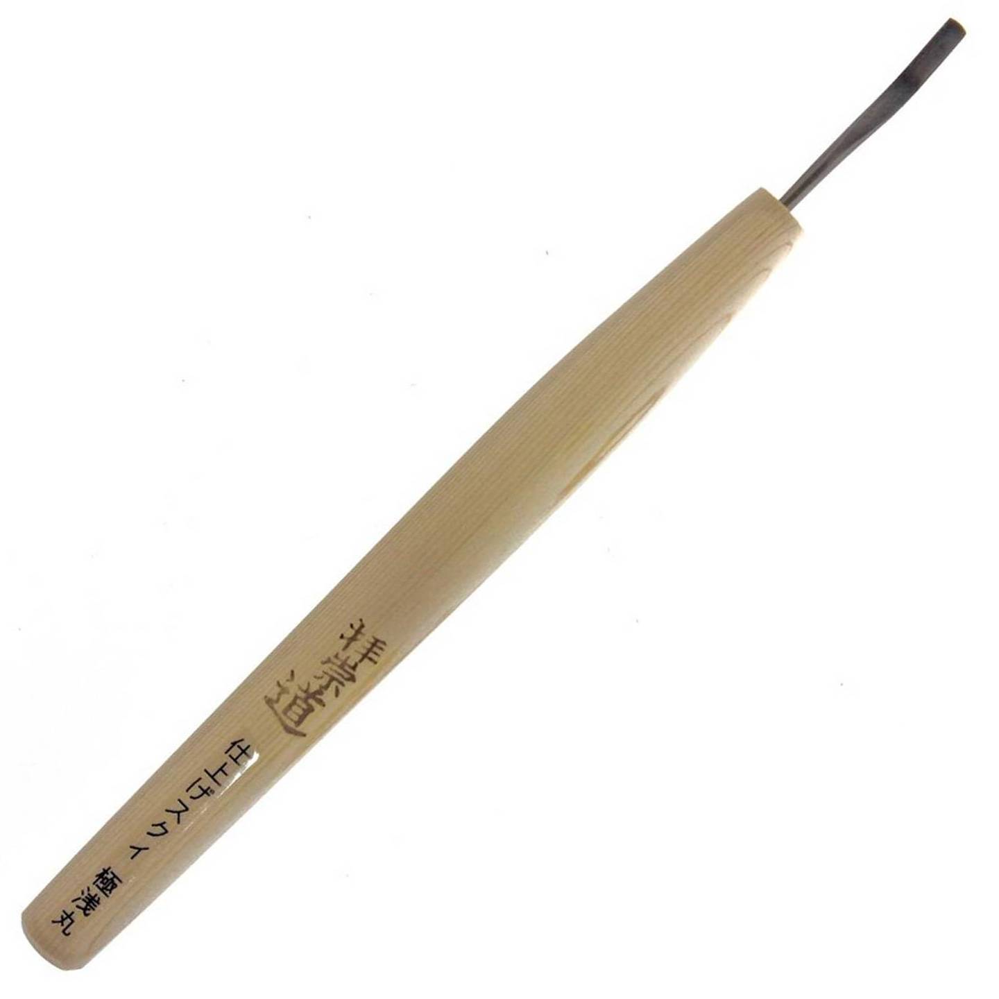 Michihamono Wood Carving Shortbent Tool 4.5mm Slight Curve Edge Shallow ...