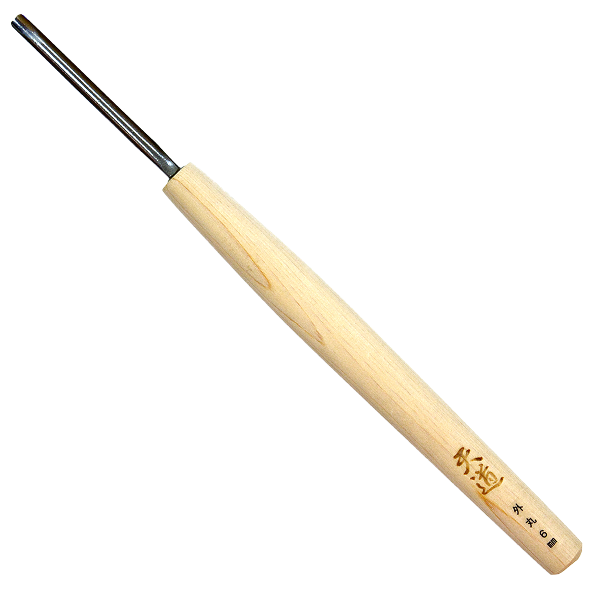 Michihamono Tendo Japanese Wood Carving Tool 6mm Round Edge Paring U ...
