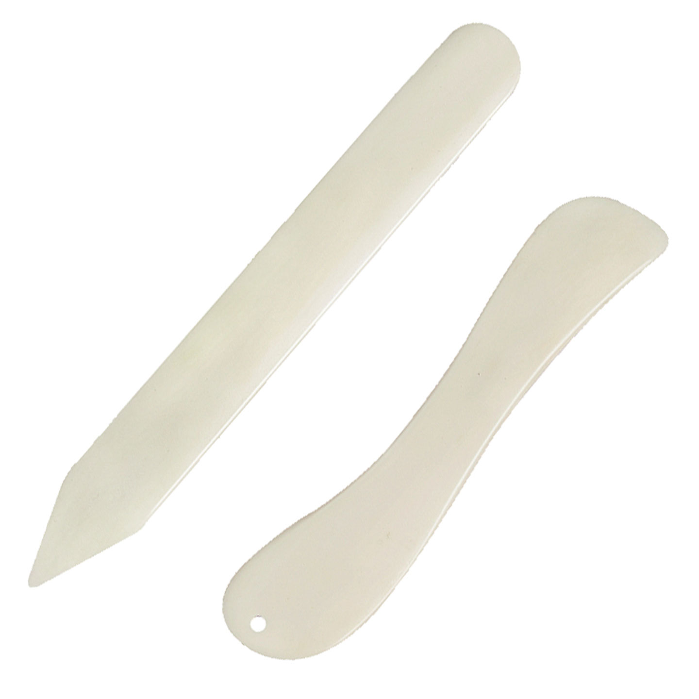 Leathercraft Tool 2 pc Plastic Bone Folder Leather Edge Slicker and ...