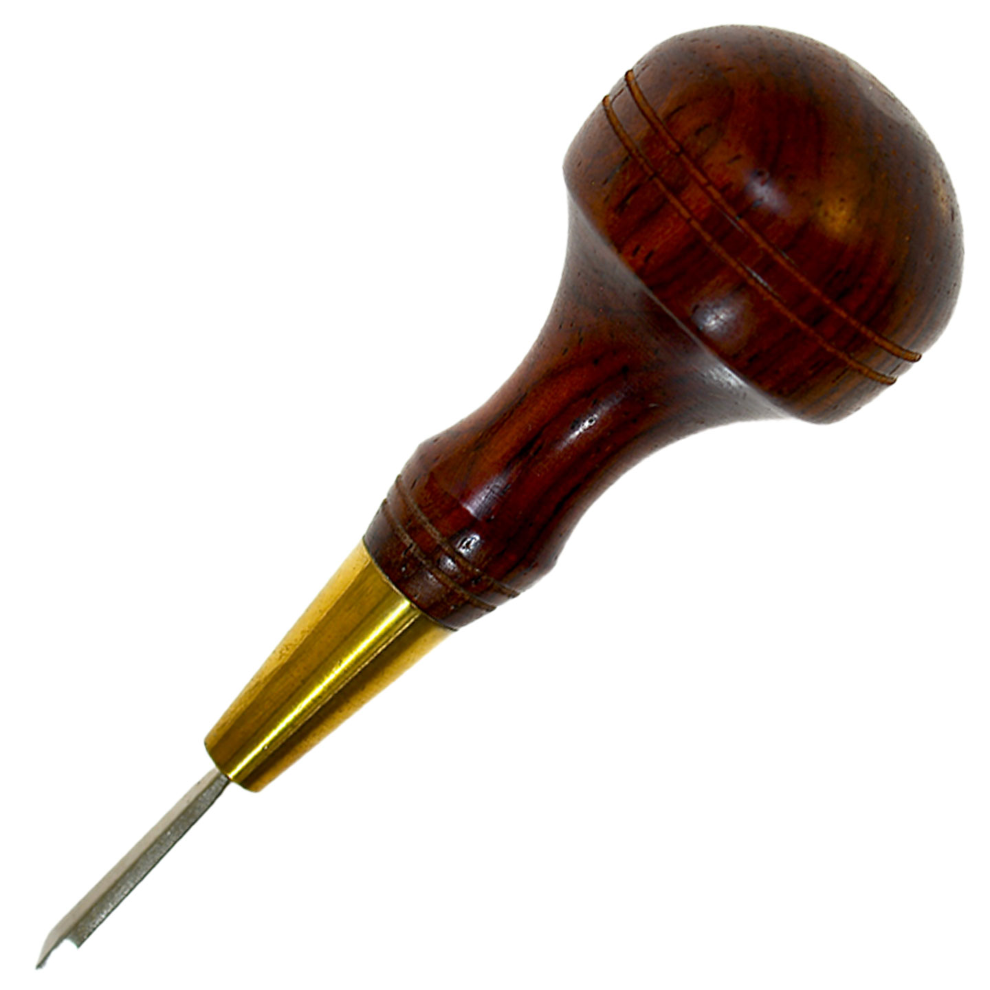 Leathercraft Tool 4mm Red Brown Diamond Point Leather Stitching Awl ...