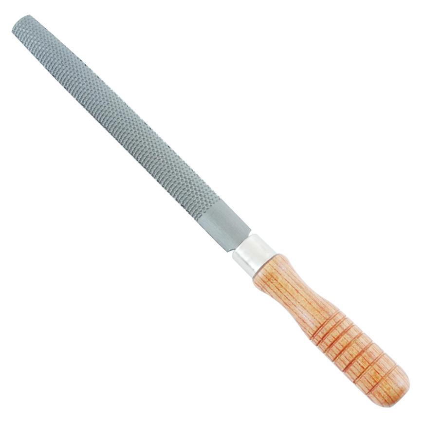 Tsubosan ME-2 Woodworking Tool 200mm Half Round Wood File, with Wooden ...