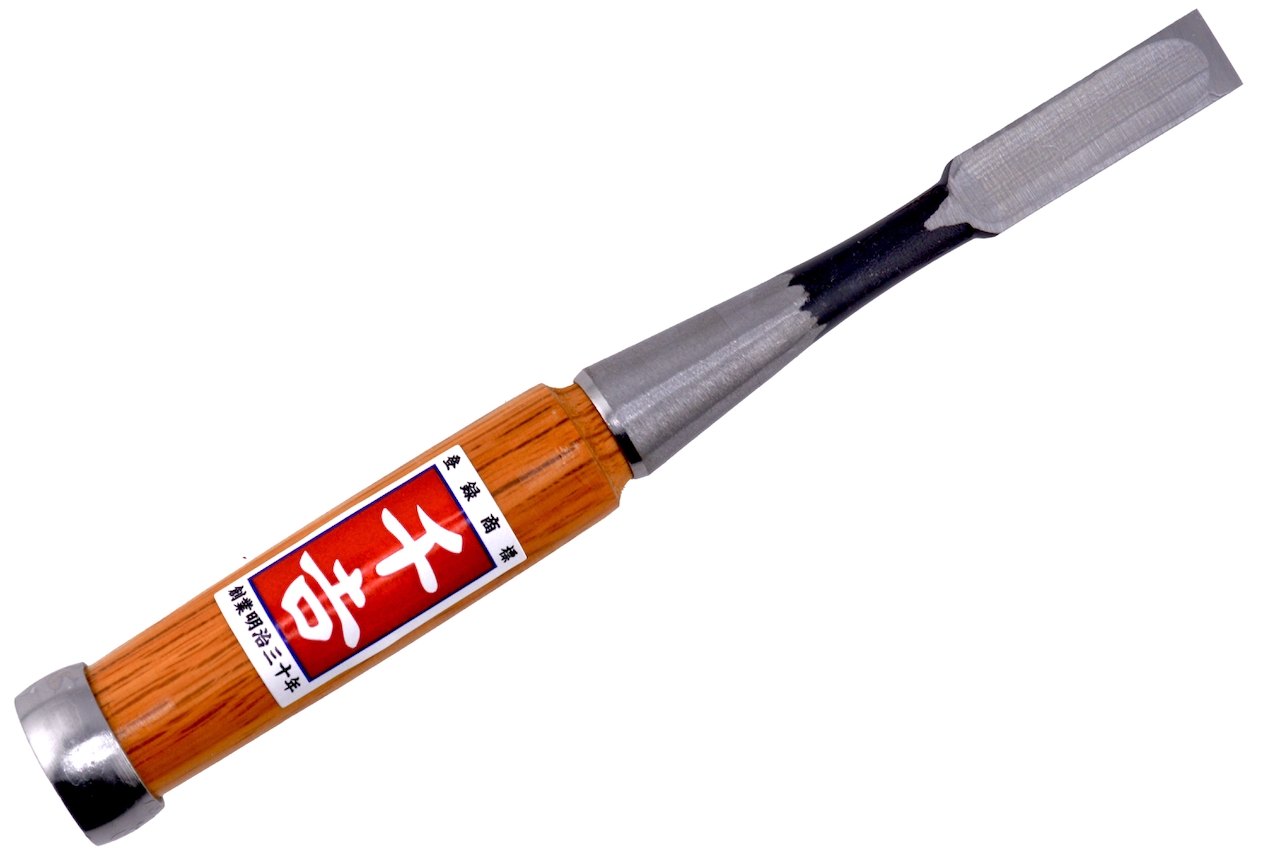 Senkichi 12mm Flat Socket Chisel with Yasuki White Paper Steel Blade ...