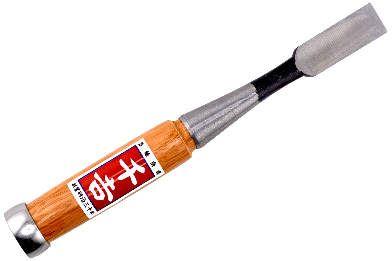 Senkichi 15mm Flat Socket Chisel with Yasuki White Paper Steel Blade ...