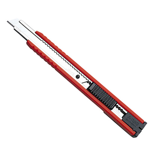 NT Cutter A-250RP Auto-Lock Snap Off Blade Box Cutter Utility Knife ...