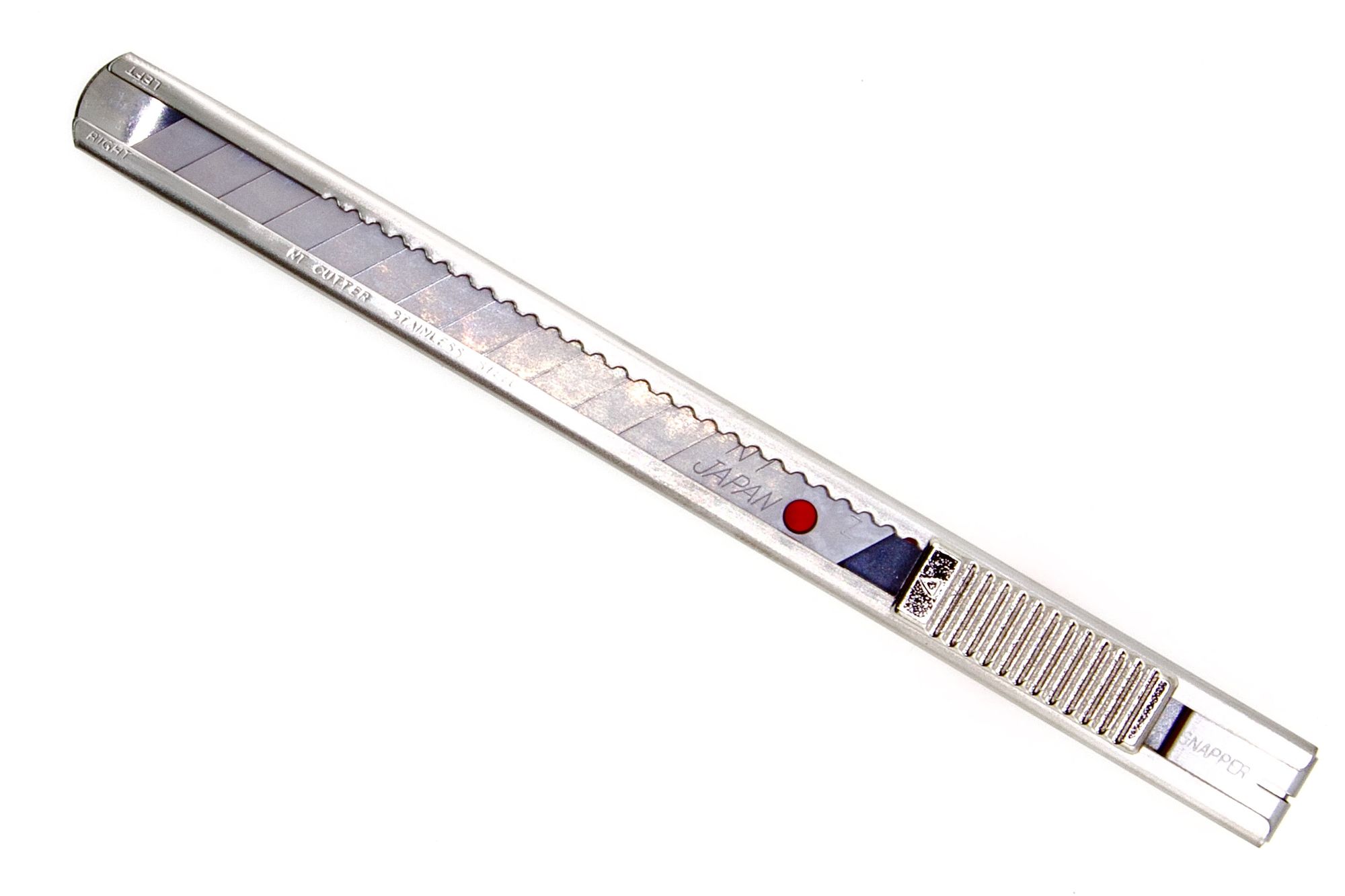 NT Cutter Pro A-1P Utility Knife 9mm Snap Off Blade Stainless Steel Box ...