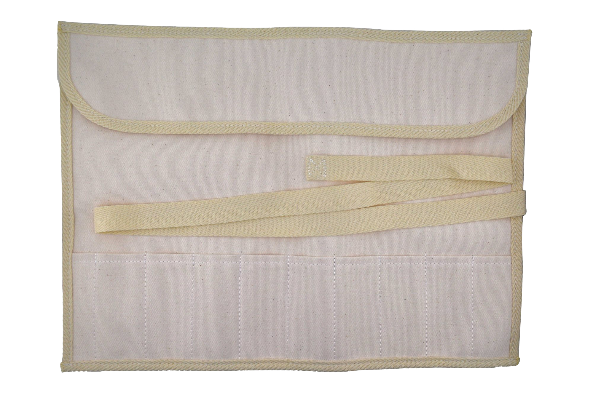 Michihamono Canvas Wood Carving Tool Pouch 9 Pockets Soft Satchel Bag ...