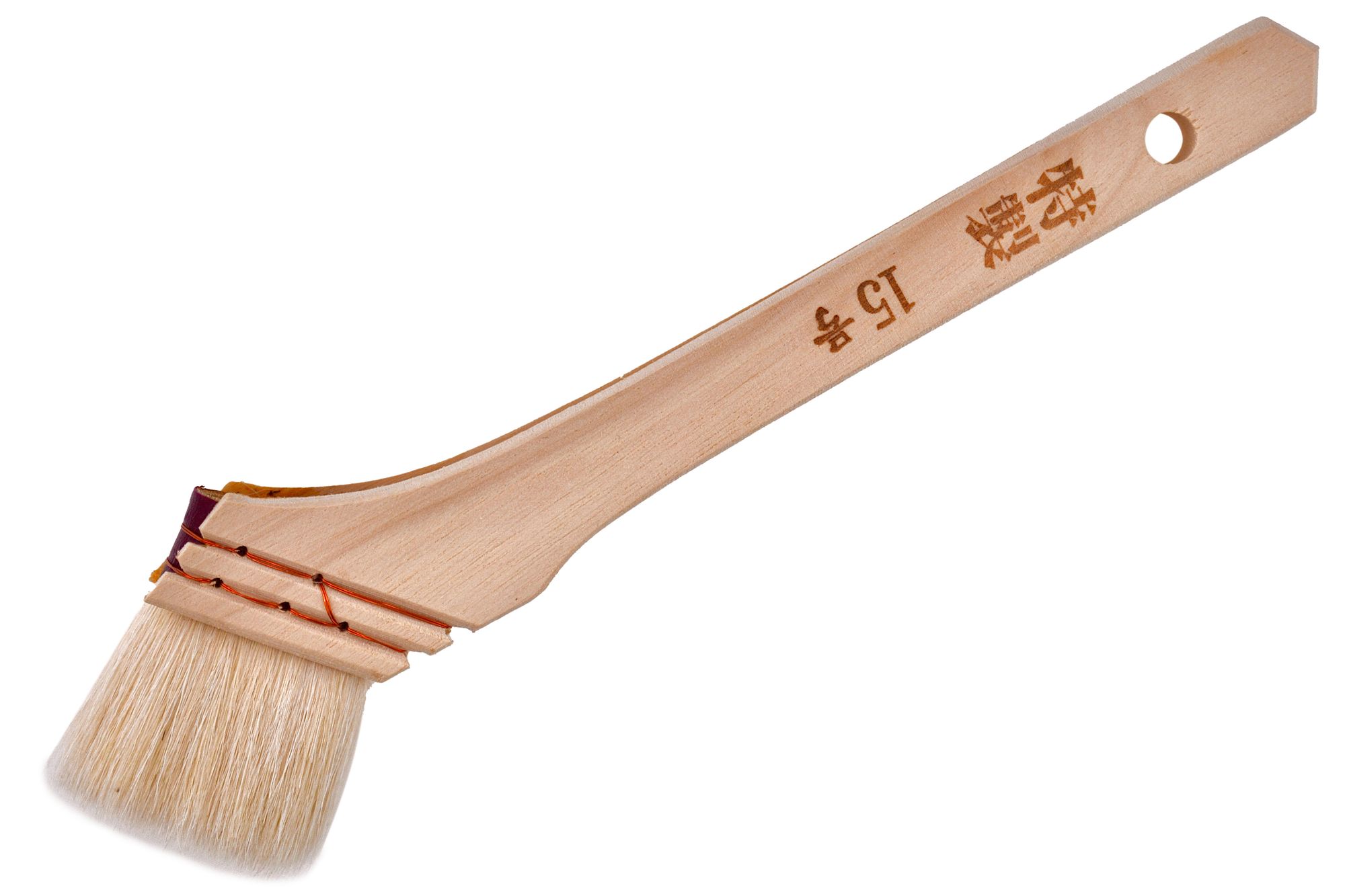 Kyoshin Elle 35mm Angled Hake Japanese Dye Paint Brush Tool Size No.15 ...