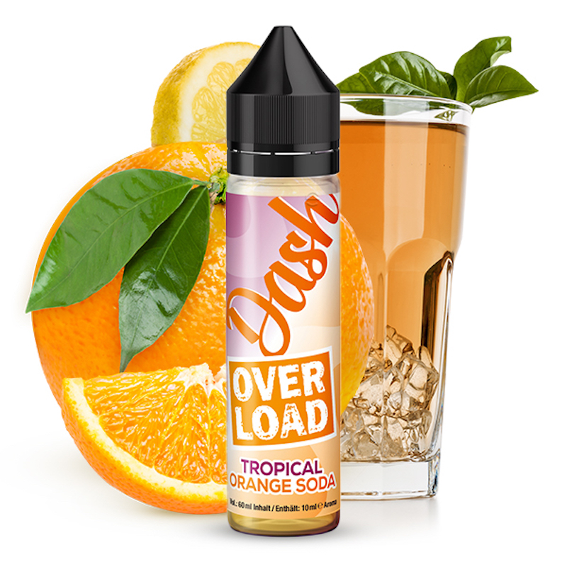 Dash Liquids Overload Tropical Orange Soda Longfill Aroma 10 ml für 60 ml