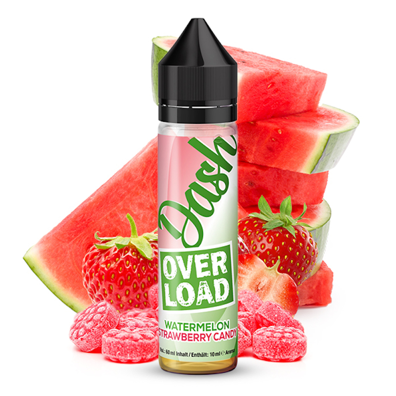 Dash Liquids Overload Watermelon Strawberry Candy Longfill Aroma 10 ml ...