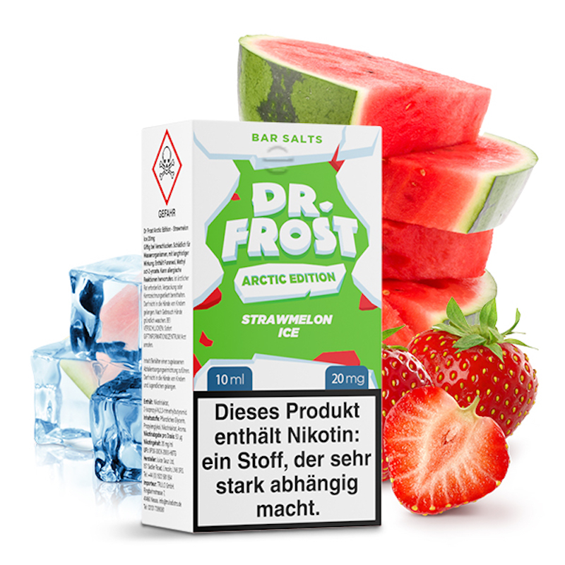 Dr. Frost Arctic Edition Strawmelon Ice Nikotinsalz Liquid 10 ml 20 mg