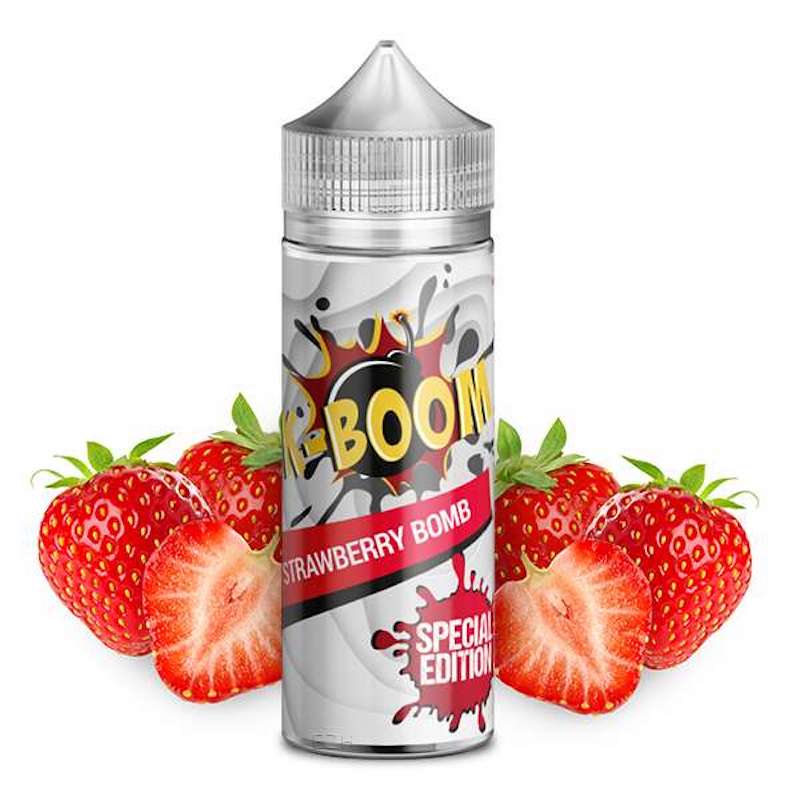 K-Boom Strawberry Bomb Original Rezept Longfill Aroma 10 ml für 120 ml