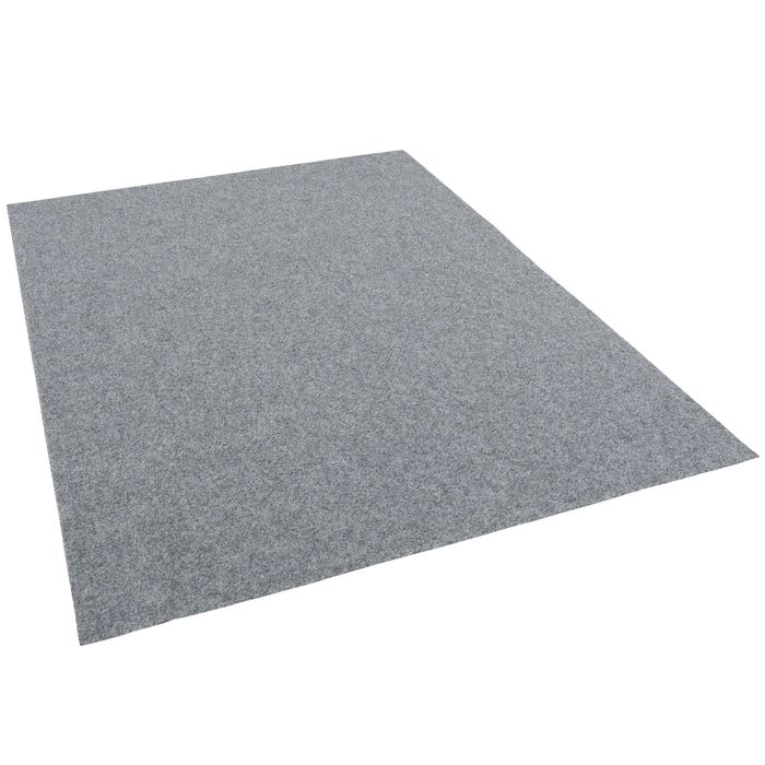 Kingston - tapis type gazon artificiel – pour jardin, terrasse, balcon - gris