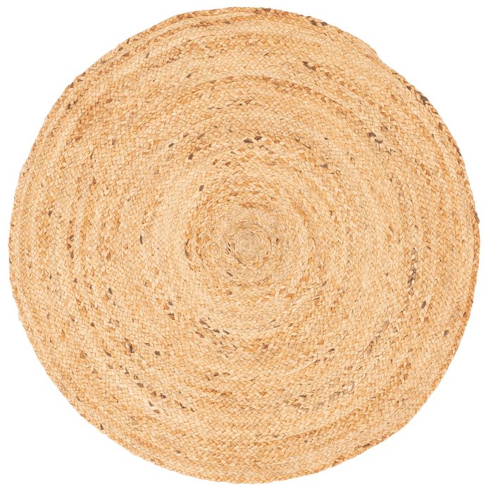 Naturfaser Handgefertigt Jute Teppich Nele Rund