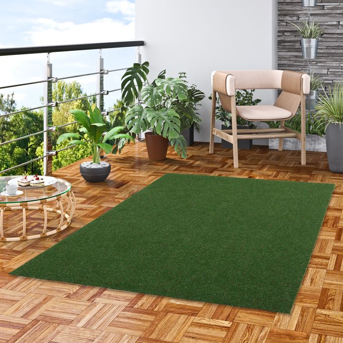 Kunstrasen | Rasenteppich mit Noppen | Wetterfest | Balkon | Terrasse ...