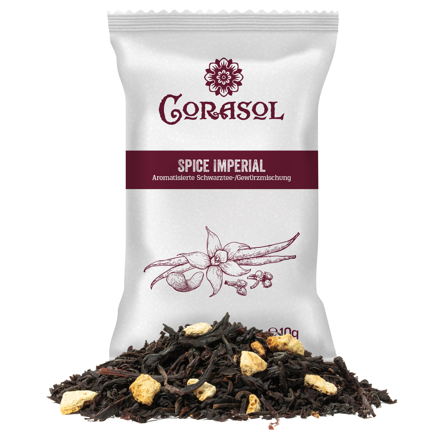 Corasol Spice Imperial, Aromatisierte Schwarztee-/Gewürzmischung, loser ...