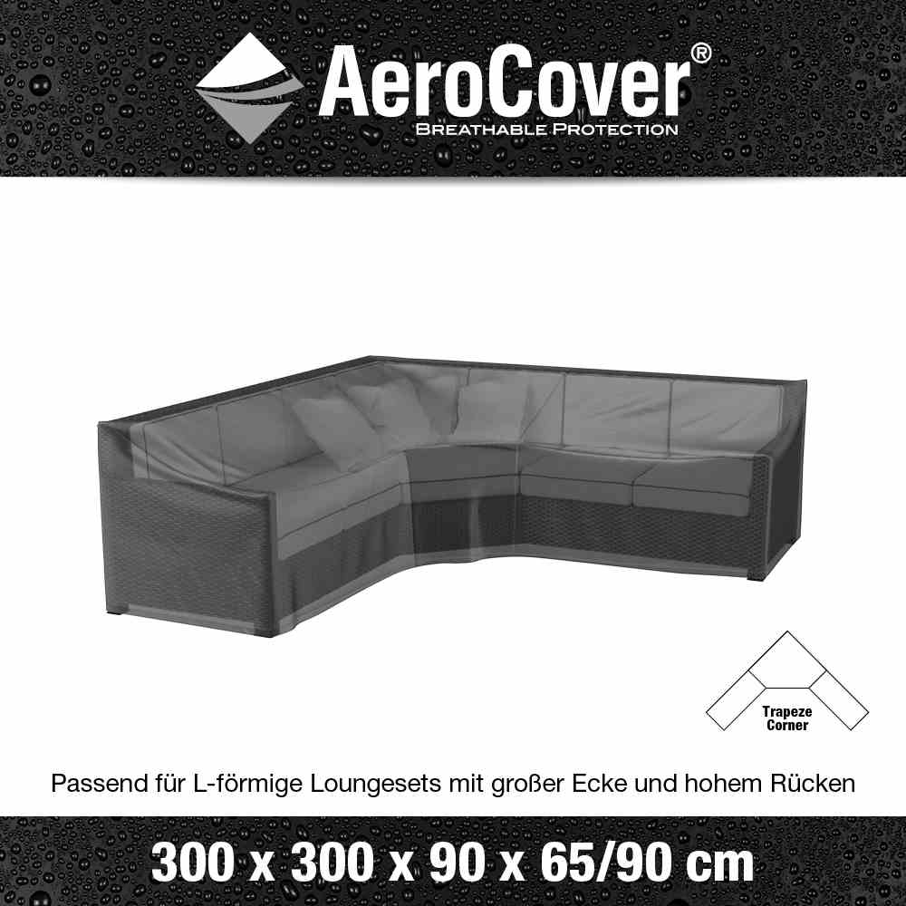 AeroCover 795-7 Loungehülle 300x300x90x65/90 L-Form, anthrazit (1 Stück ...