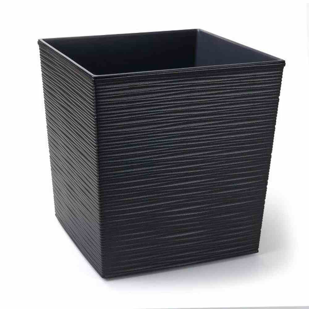 Siena Garden 599-50 Pflanzgefäß "Biron" 25 cm, Kunststoff, 25 x 25 x 26 ...