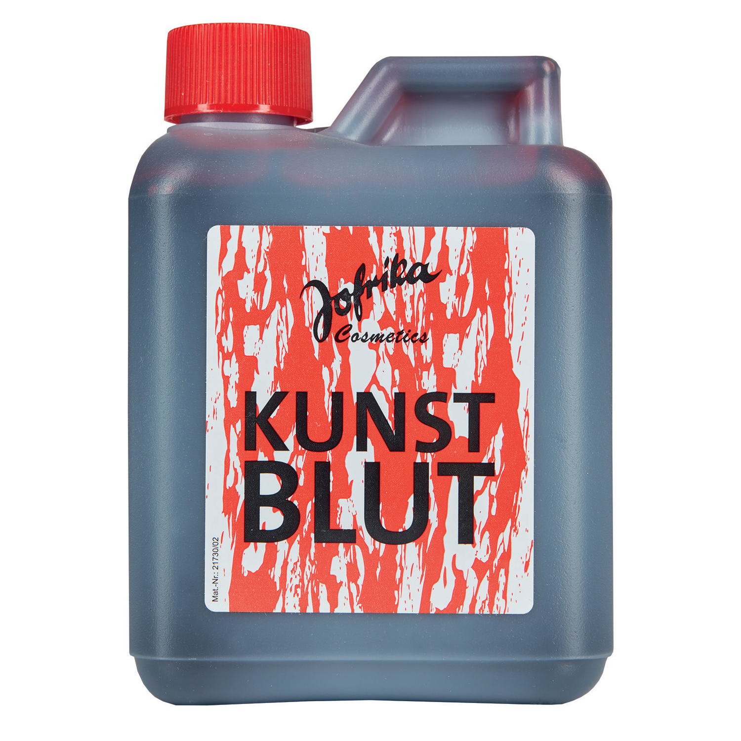 Jofrika 708501 Kunstblut für größere Wundeffekte, rot (500 ml Kanister ...