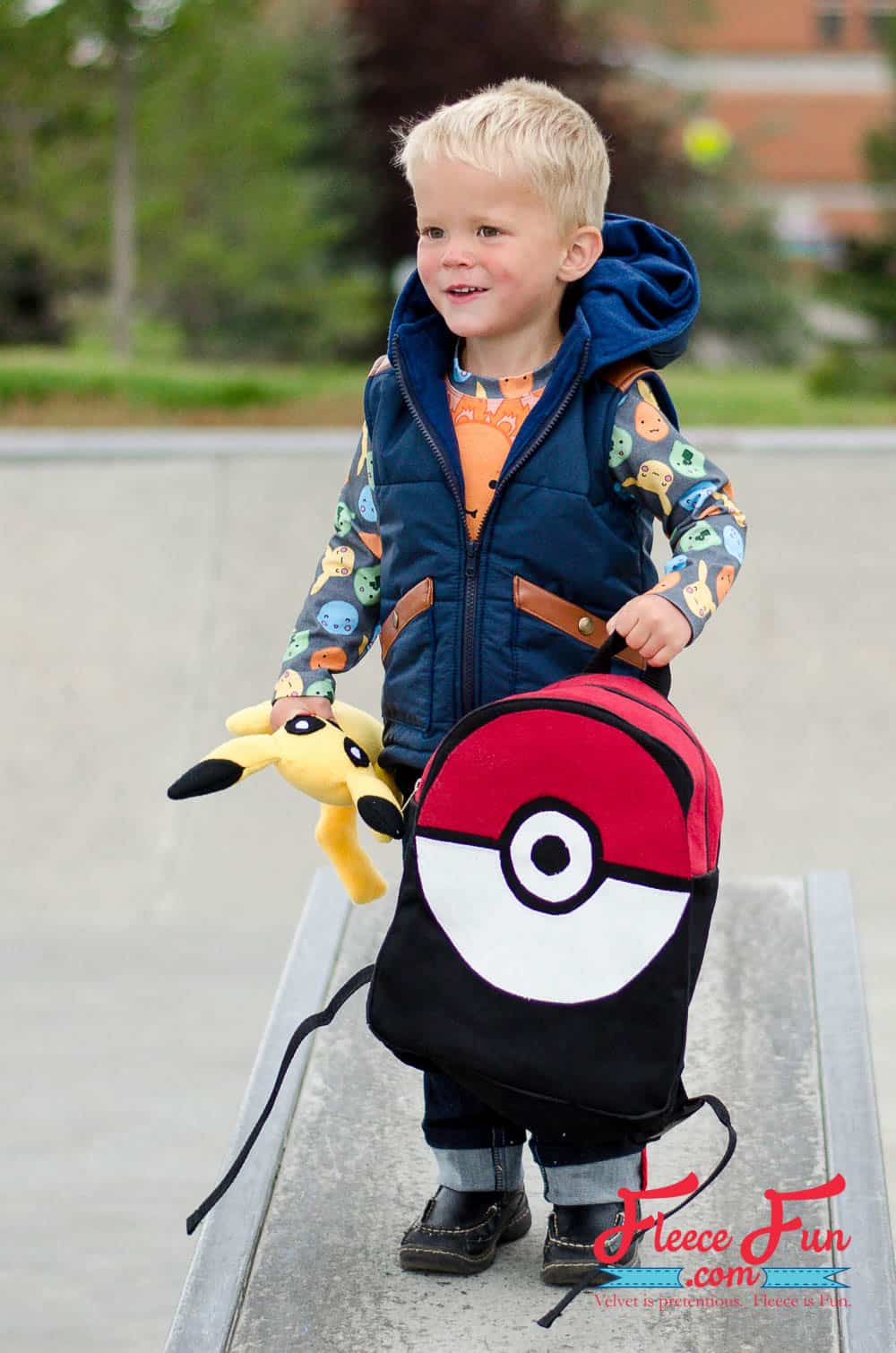 POKEBALL TODDLER BACKPACK TUTORIAL | plentyShop LTS
