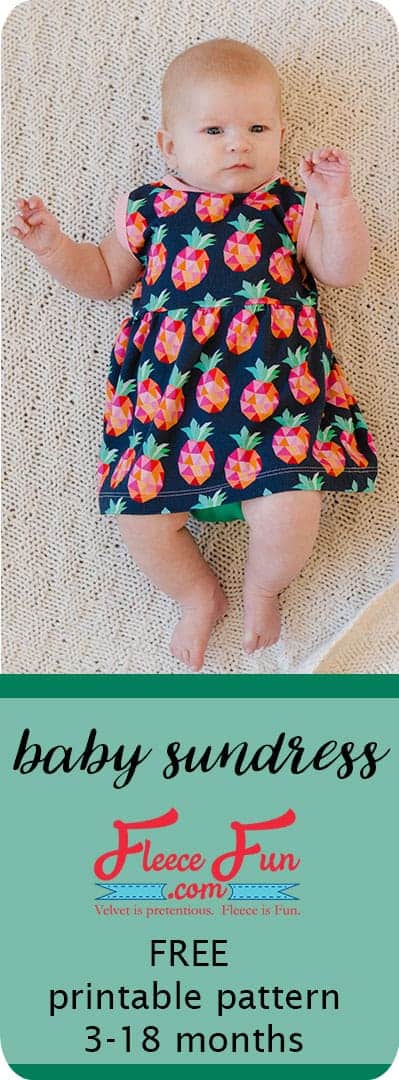 BABY SUNDRESS TUTORIAL (FREE PATTERN) EASY TO SEW | plentyShop LTS