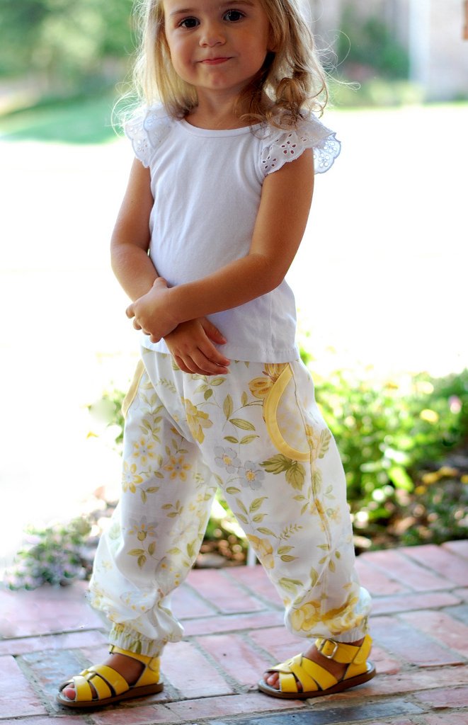 HAPPY PANTS HAREM & CARGO STYLE PANTS PDF SEWING PATTERN FOR GIRLS ...