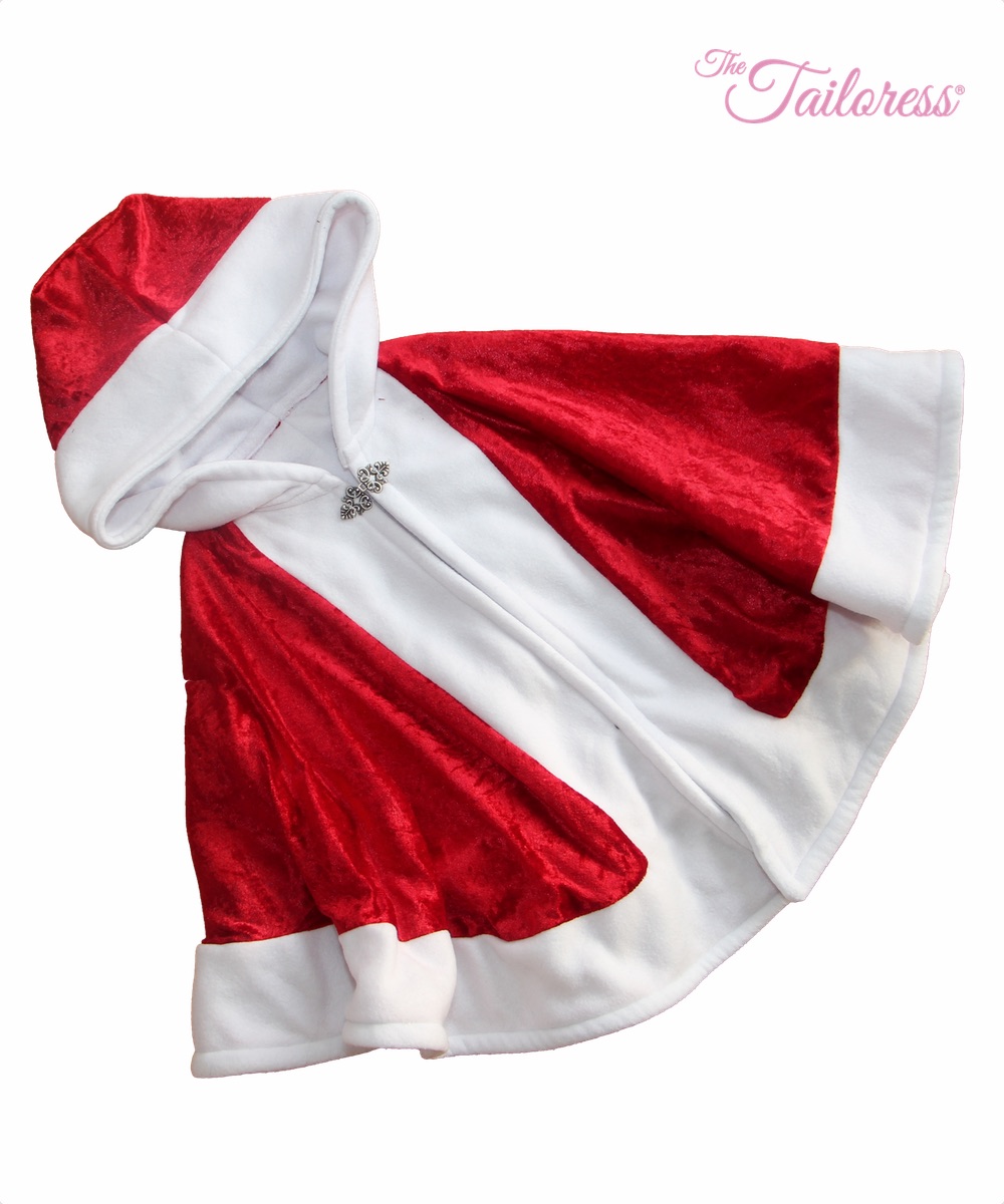 FATHER CHRISTMAS SANTA CAPE PDF SEWING PATTERN | plentyShop LTS