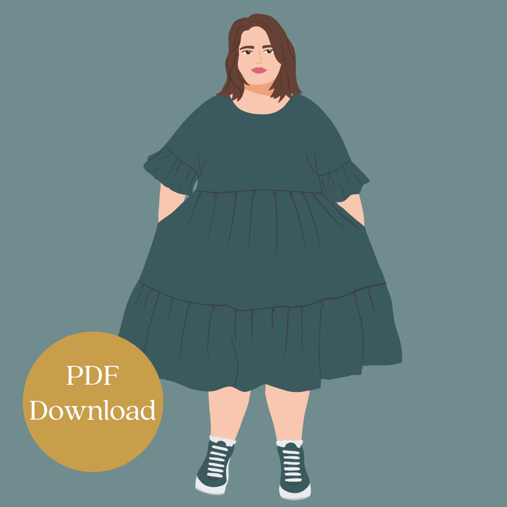 ALUSHA'S SMOCK DRESS PDF SEWING PATTERN DOWNLOAD | plentyShop LTS