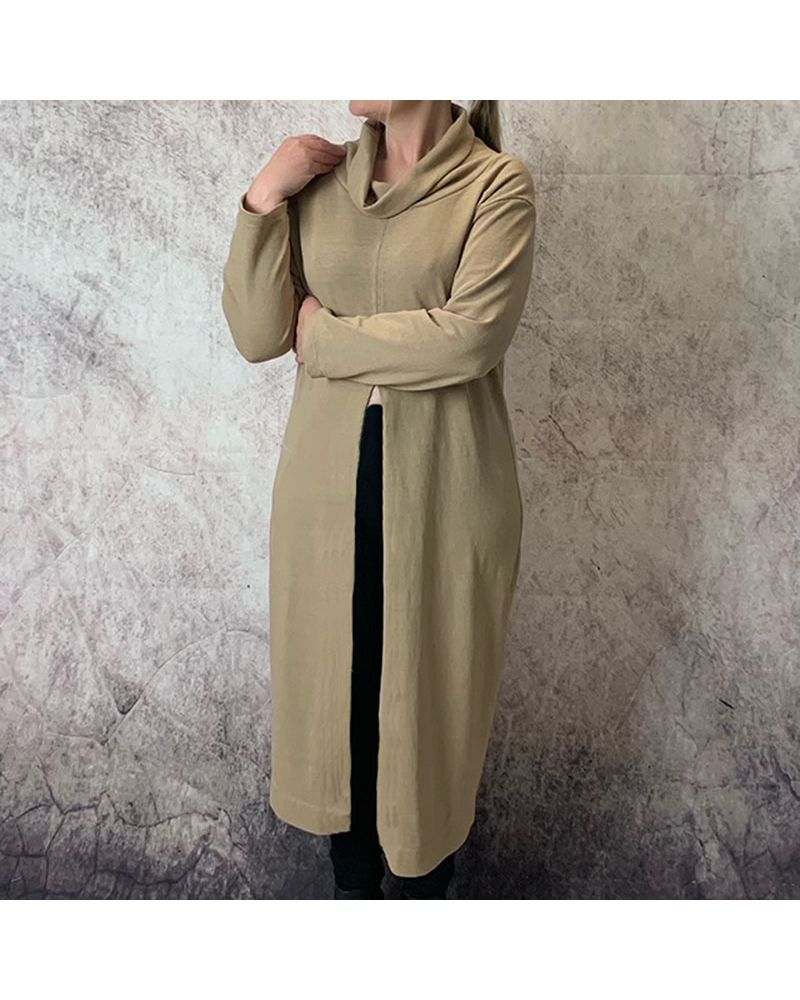 Echo Rollneck Longline Sweater Sewing Pattern | plentyShop LTS