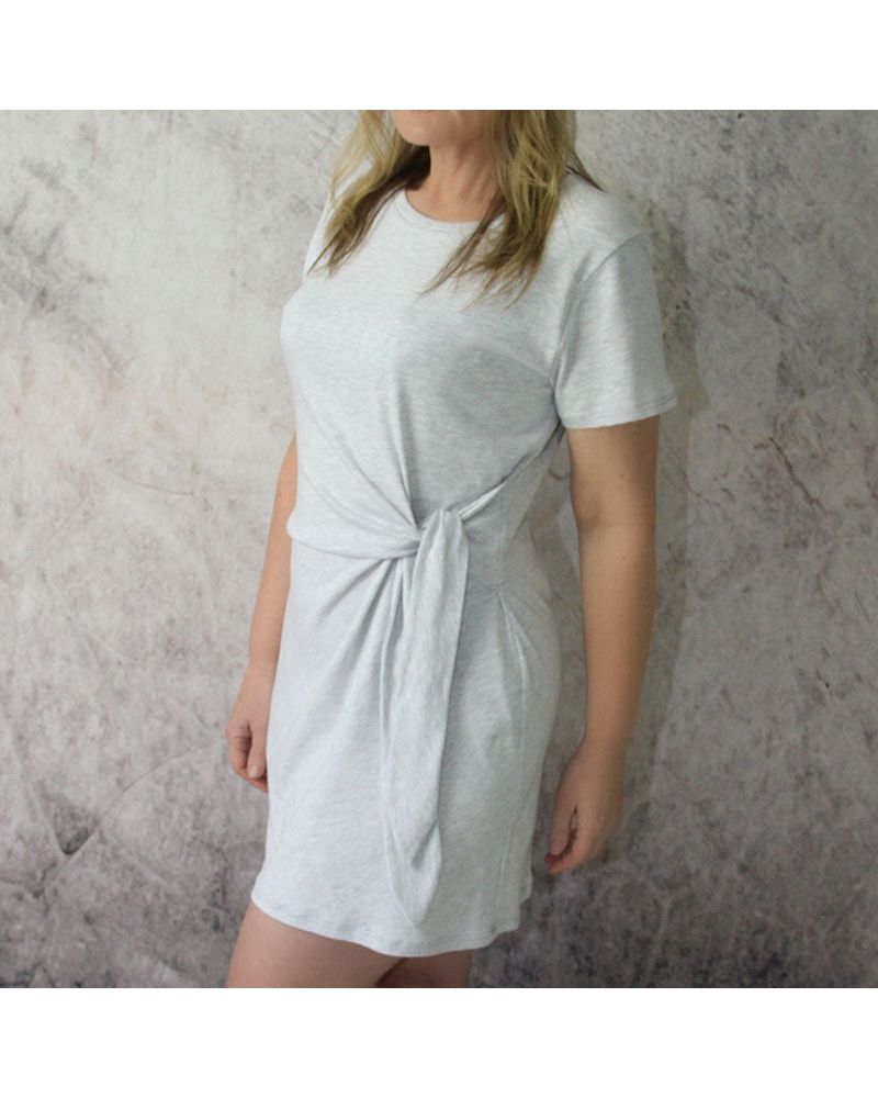 Lucy Tee Dress Side Tie Sewing Pattern | plentyShop LTS