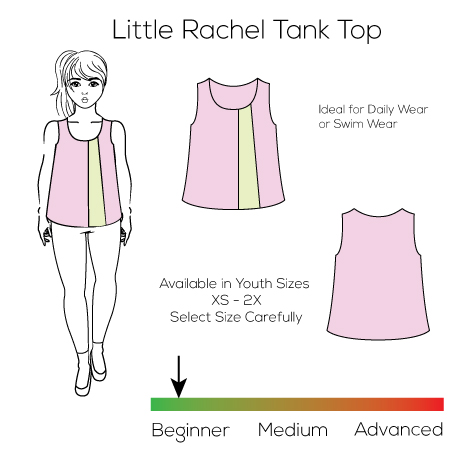Tank Top for kids Pdf Pattern