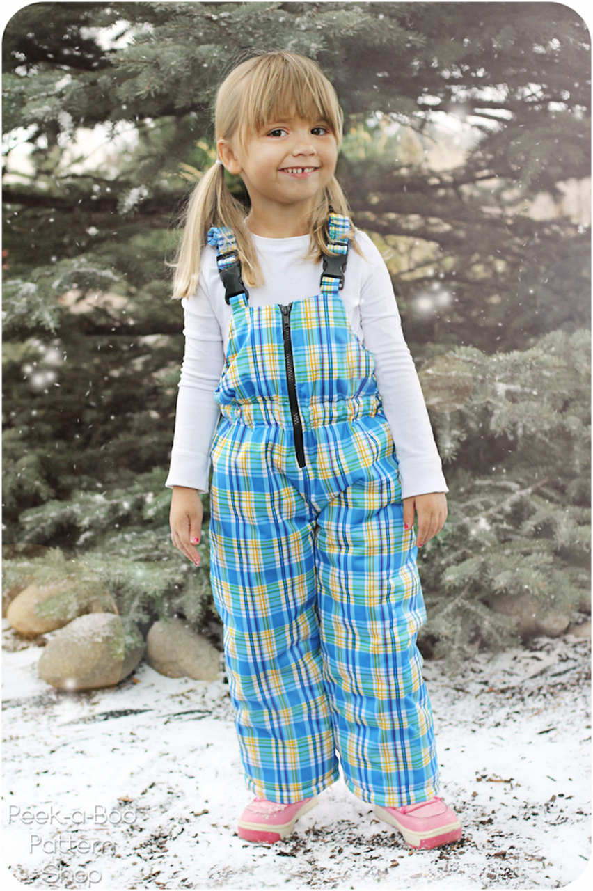 Snow pants with classic bibs PDF pattern | plentyShop LTS