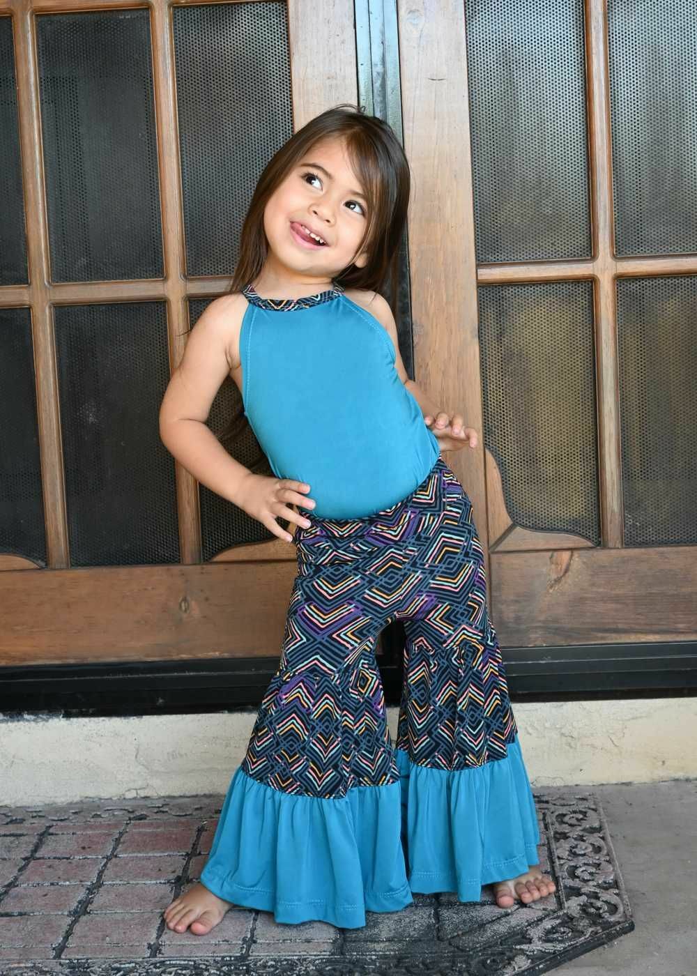 Tulum's Tiered Pants Sizes 2T to 14 Kids and Dolls PDF Pattern ...