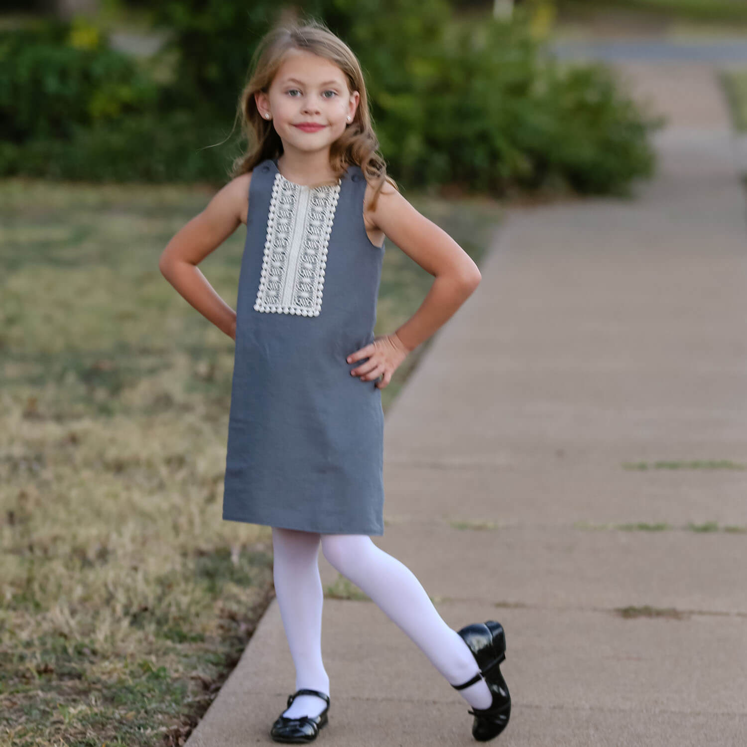 The Perfect A Line Dress for Girls Reversible Dress Pattern 2 – 6 years ...