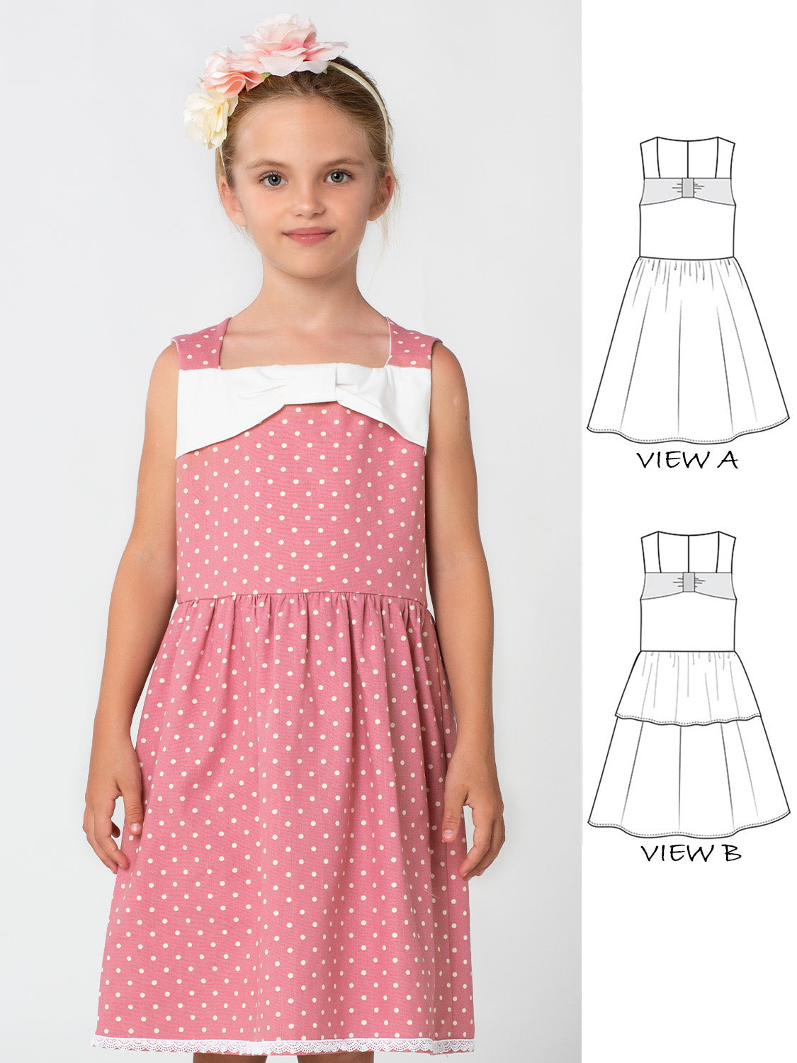 BECKY - Girls Dress Patterns - 2 Skirt | plentyShop LTS