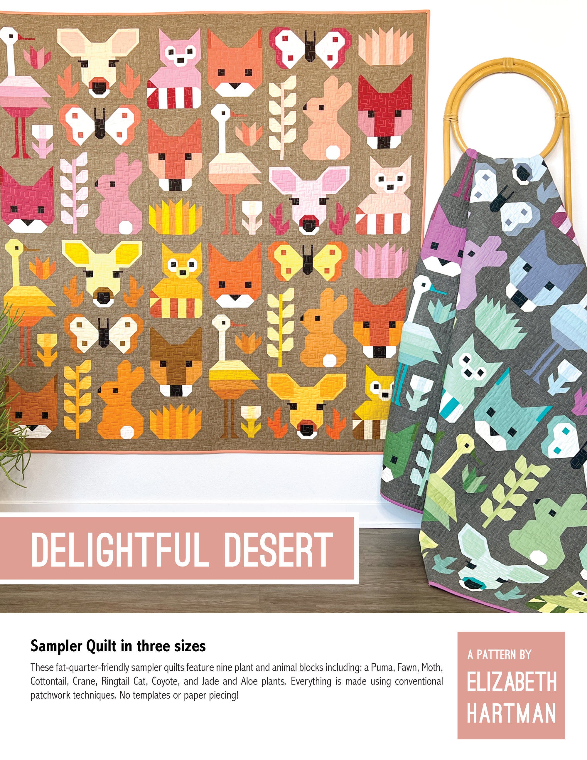 DELIGHTFUL DESERT pdf quilt pattern | plentyShop LTS