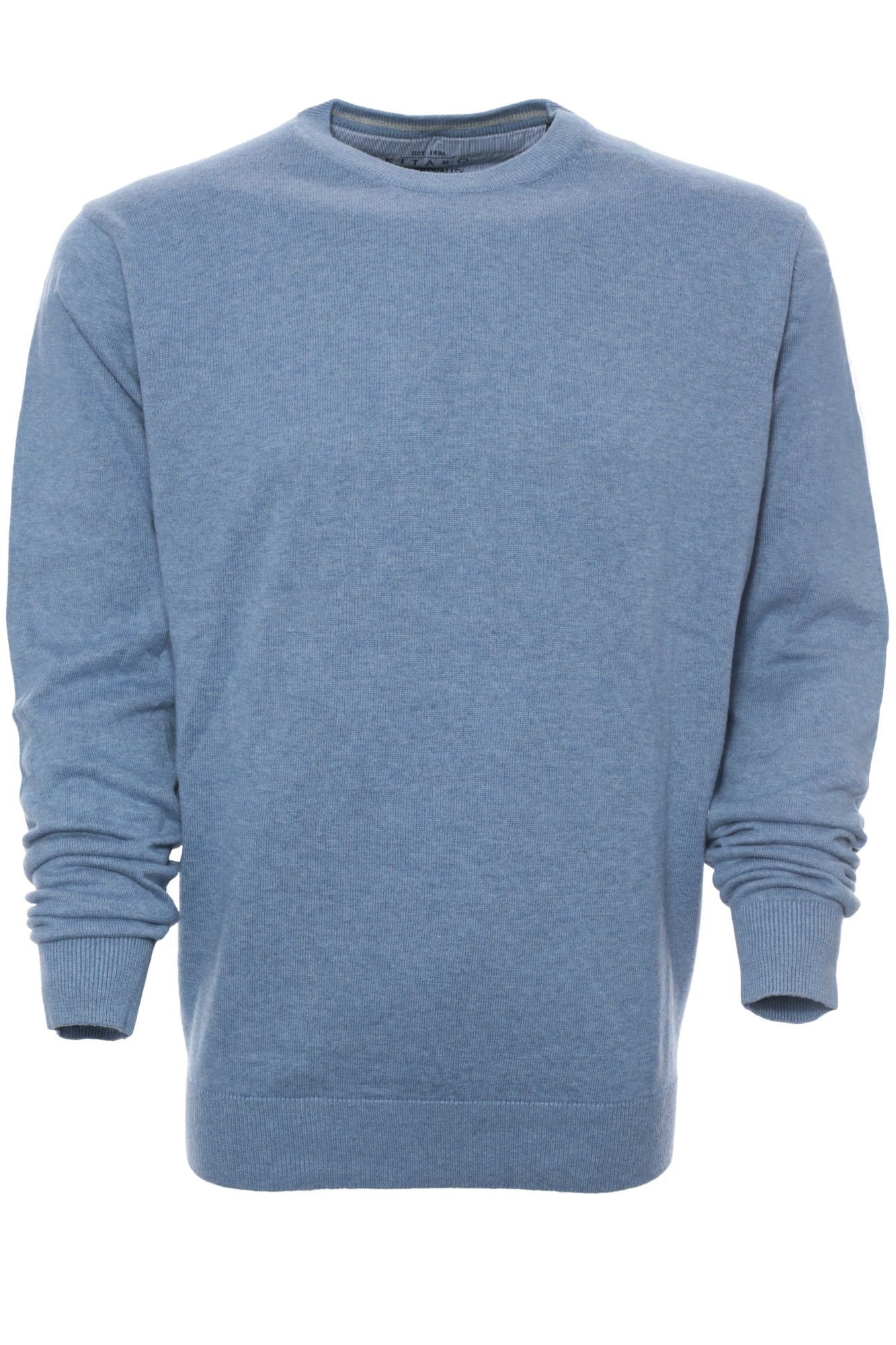 Kitaro Pullover Pulli Feinstrick Baumwolle Herren Langarm Rundhals ...