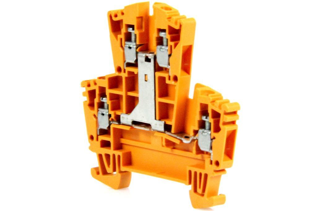 Weidmüller Wdk 2.5V through Terminal Doppelstock Serrefine Series ...