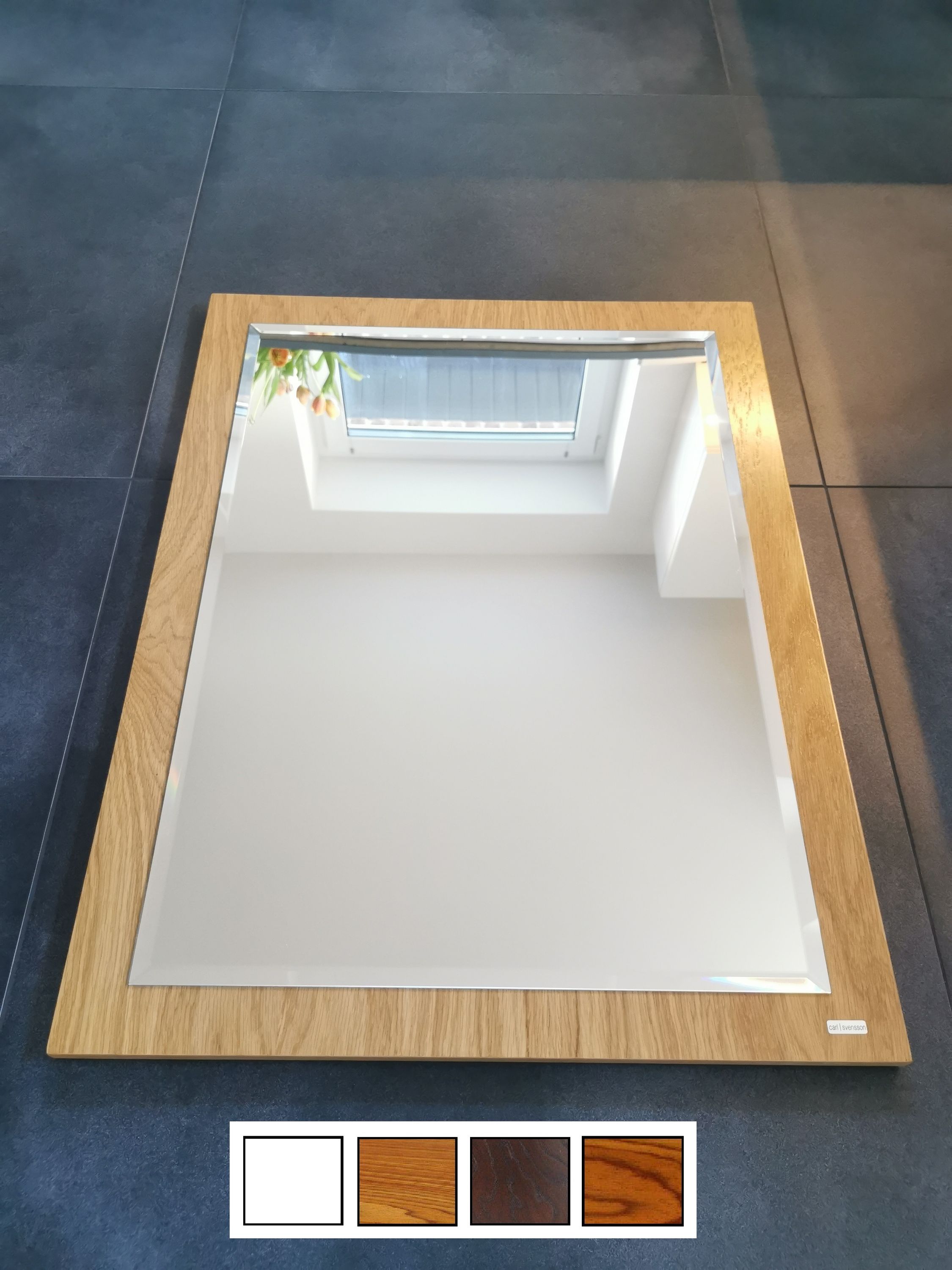 Edler Design Badspiegel Badezimmerspiegel Spiegel Carl Svensson 85 x 65 ...