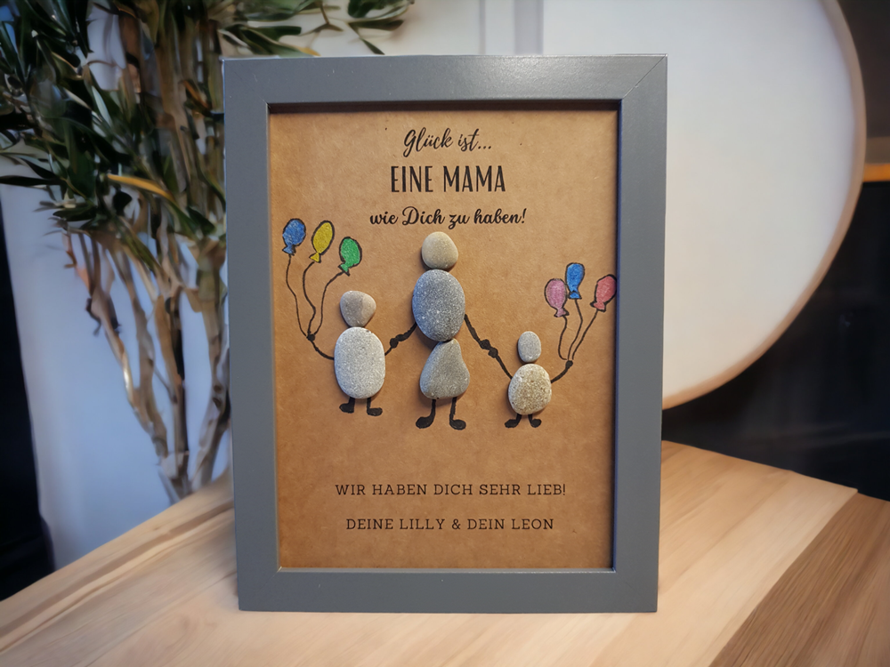 Steinbild "Beste Mama" Motiv 1 | perfekt-gedeckt.de
