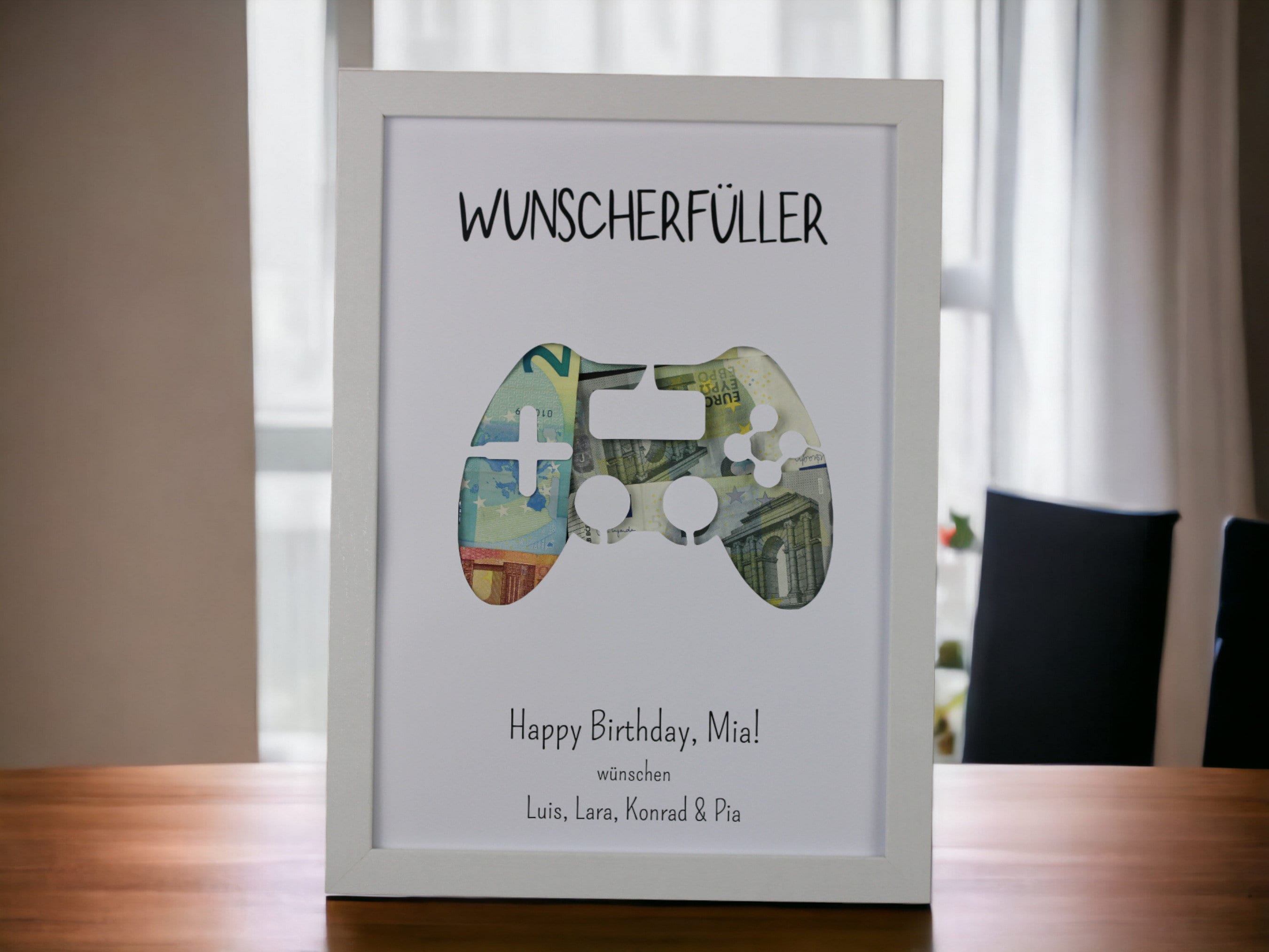 Geschenkerfüller Game-Controller | perfekt-gedeckt.de