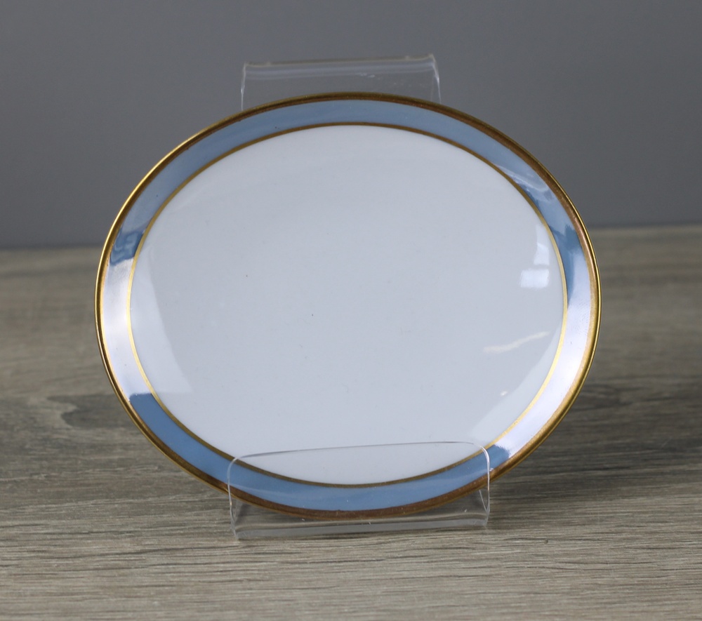 RT Gala blau ovaler Teller | perfekt-gedeckt.de