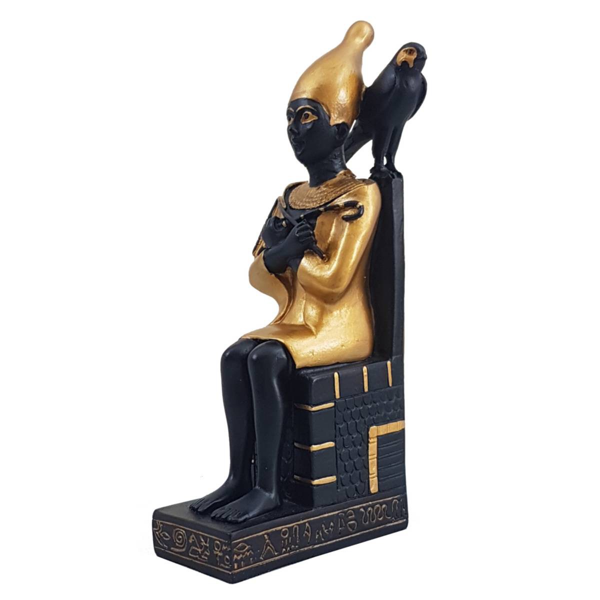 Osiris Statue Sitting Sitting Osiris Collectible Figurine, Egypt