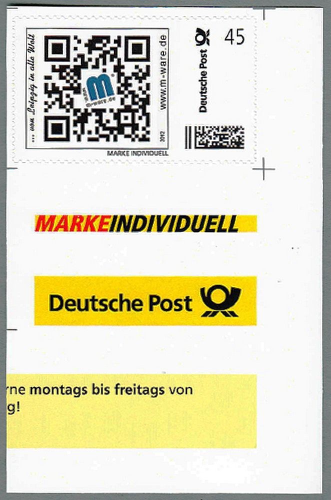 The First in Germany - QR Code Postage Stamps #12624 | M-Ware