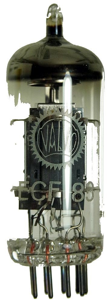 ECF83 Triode-Pentode. A vacuum radio tube by Valvo #14446 | M-Ware