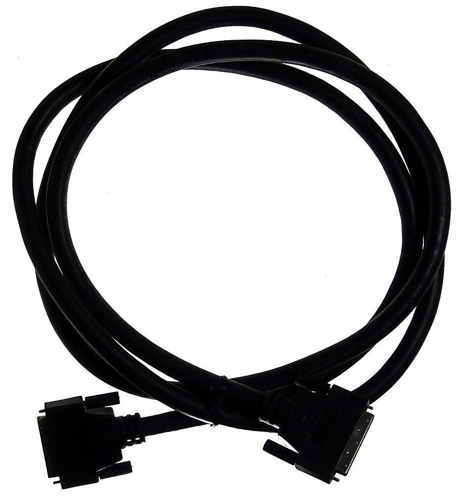 U320 VHD-Micro-Centronics-Kabel SCSI LVD VHD68 m/m - 180cm rund schwarz ...