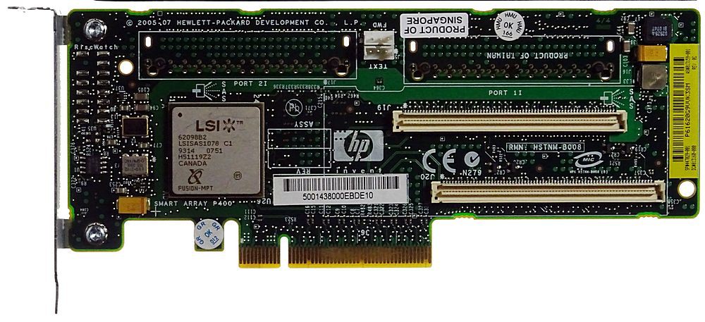 P400 RAID Controller HP LP SAS PCIe SP# 447029-001 ID17575 | M-Ware