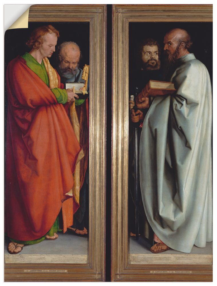 Albrecht Dürer: Die vier Apostel (Johannes.Ev., Petrus, Markus, Paulus ...