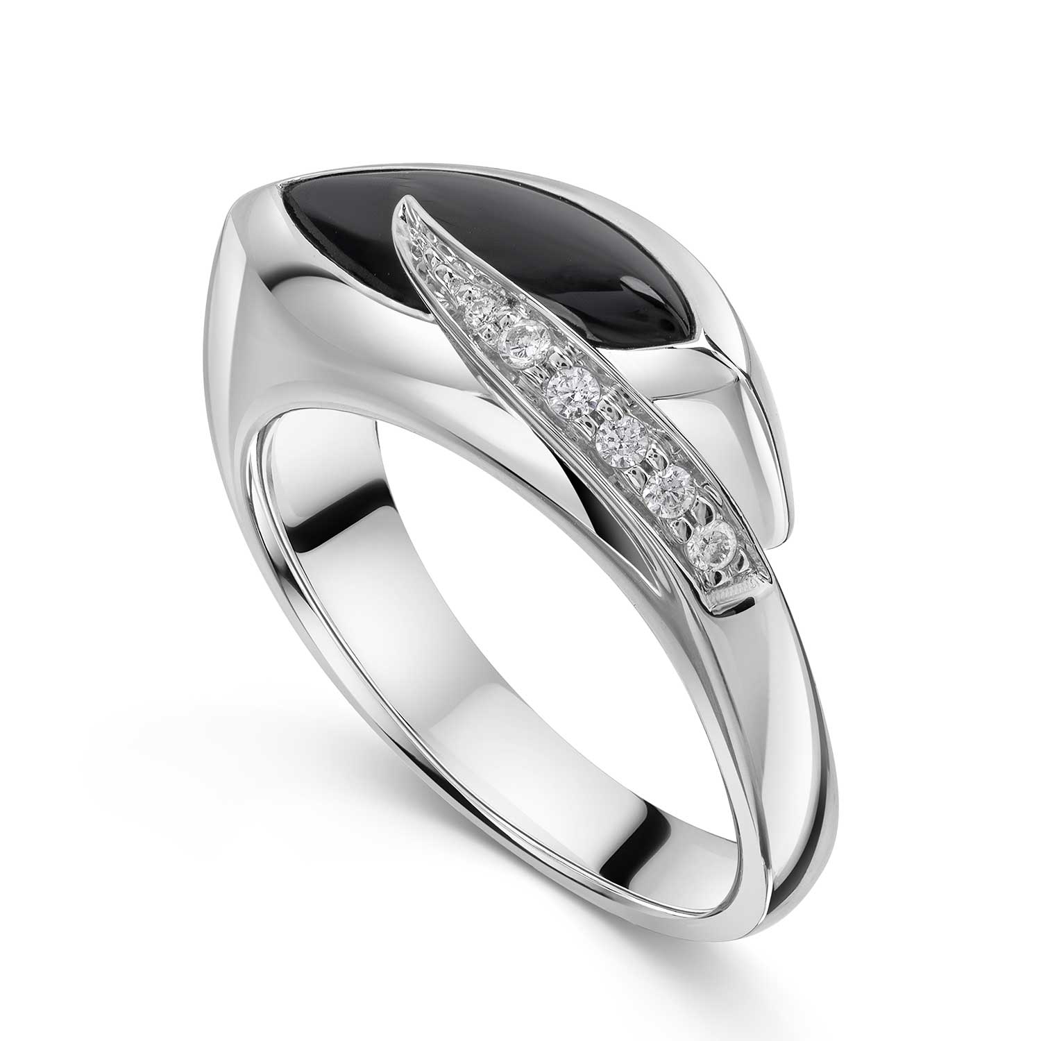 925 white gold ring store