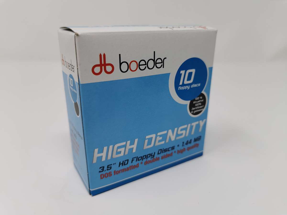Boeder 3,5 HD-Disketten, 1,44MB, 10er Pack High Density | PrintSpeed